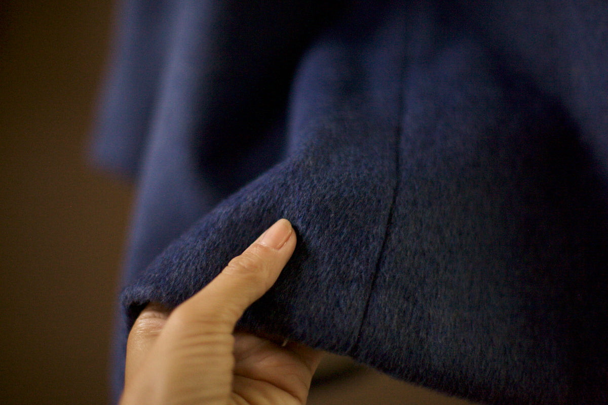 Girls Light Blue Wool Coat – A N A G R A S S I A