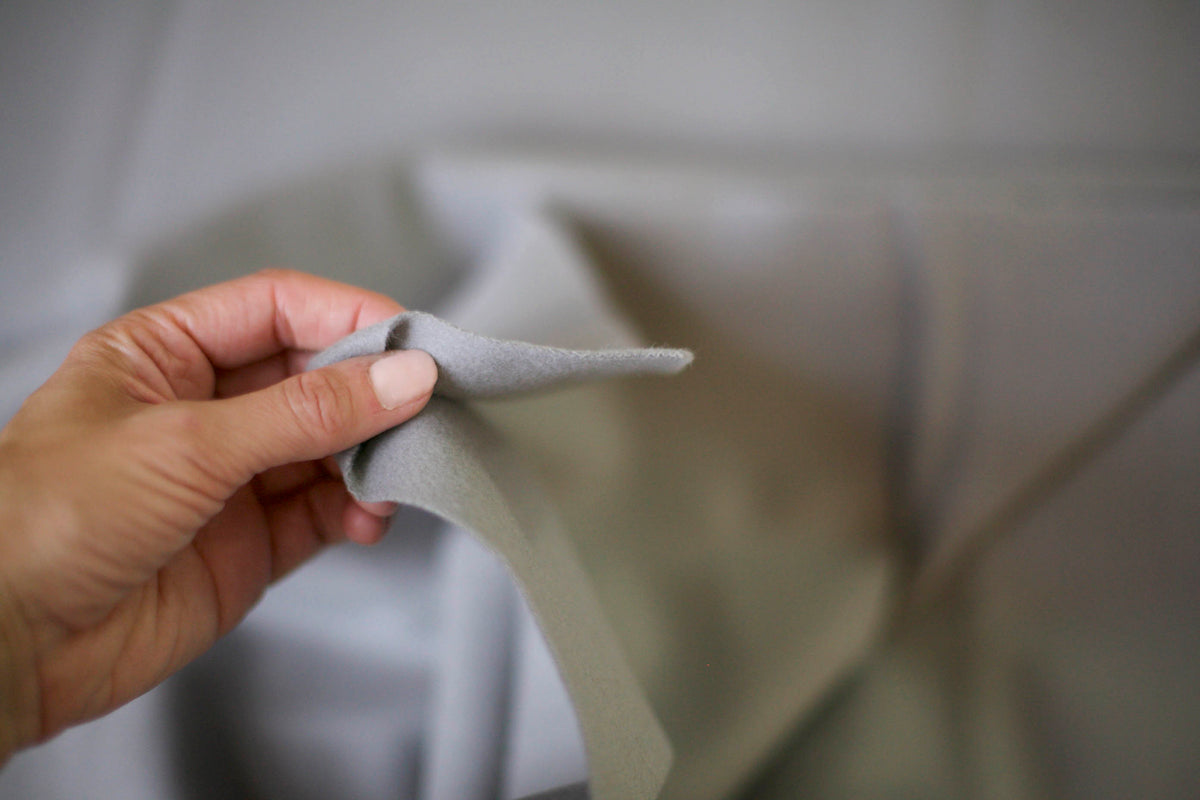 Silver Wool Fabric – A N A G R A S S I A